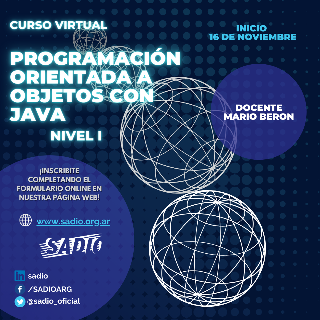 Curso Virtual Introducción A La Programación Orientada A Objetos Con Java Nivel I Sociedad